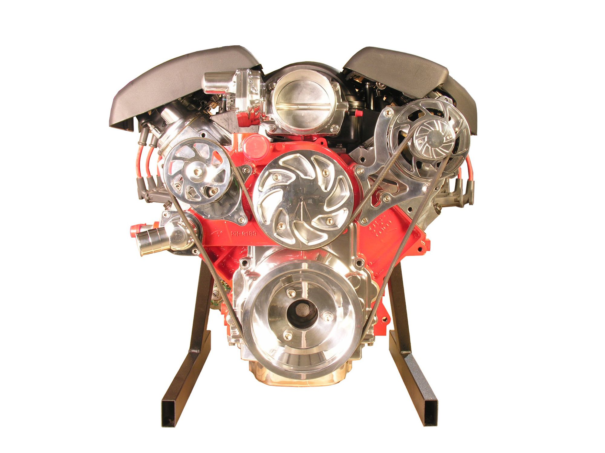 SPSengines: SPSeries LS3 Red with Polished Transmission