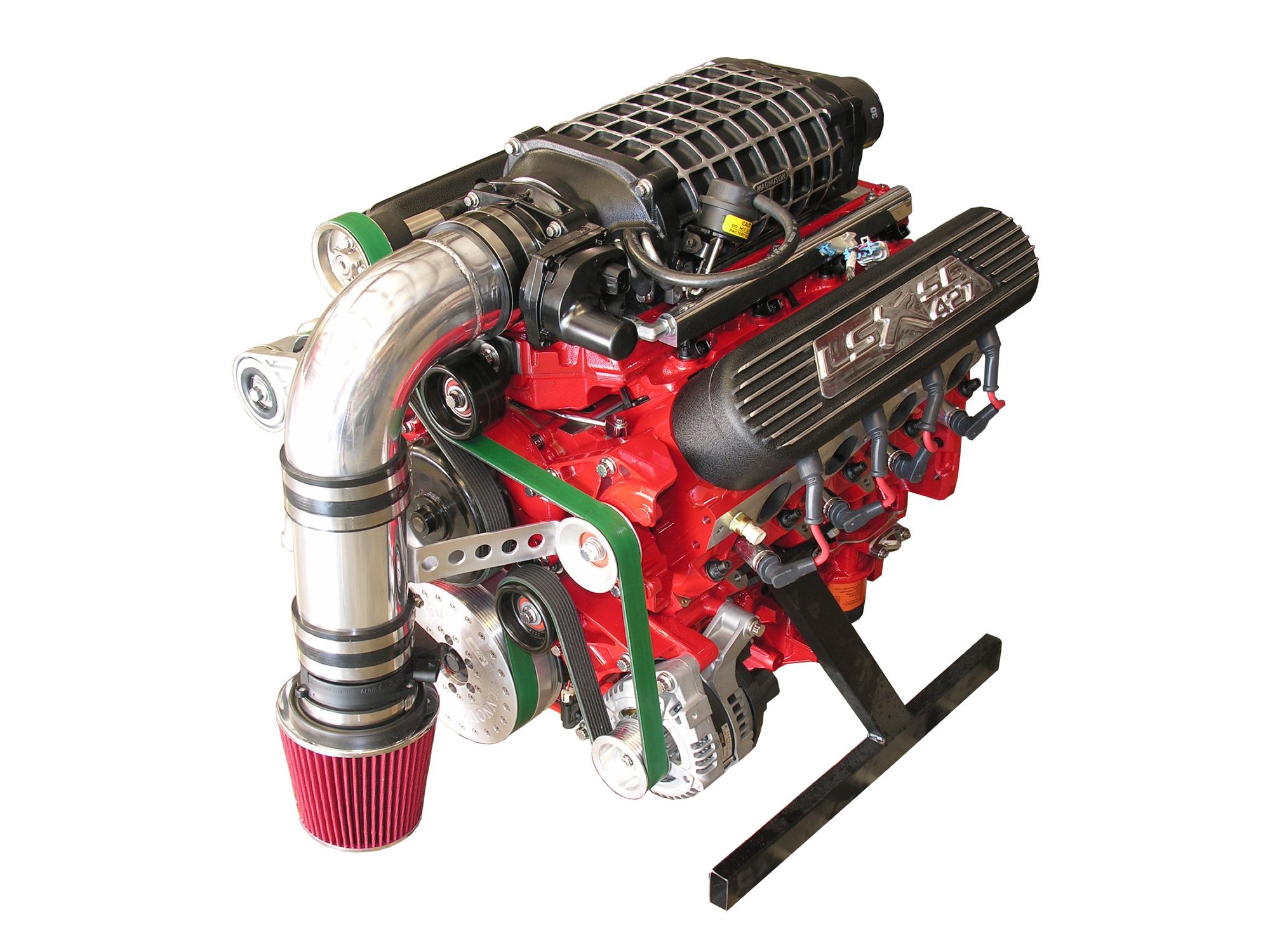 SPSengines: LSX427 Supercharged Airboat